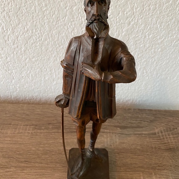 Other | Ouro Artesania Wooden Carved Figure Don Quixote | Poshmark